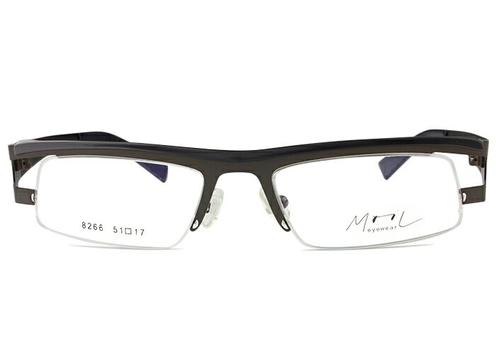 商品情報ブローラインが強調されたメタルフレームです。フロントのセル部分が立体感を演出しています。 ■フレームカラー：ガンメタル ■フレーム材　質：合金 ■生産国：Made in China ■付属品：アイカフェオリジナルケース ※デモレンズ...