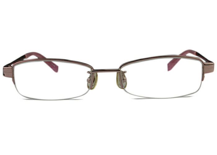 フレーム情報レンズ部分からテンプル部分まで、ピンクでデザインされていてシンプルな商品となっております。 ■フレームカラー：ピンク ■フレーム材　質：メタル ■生産国：Made in China ■付属品：アイカフェオリジナルケース ※デモレ...