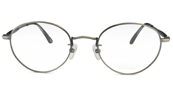 フレーム情報Allメタルカネ手TYPE。テンプルは射出成型によりアセテートのような見た目でありながら時間が経過しても伸縮しにくく長年愛用できる仕様となっております。 ■フレームカラー：アンティークシルバー ■フレーム材　質：合金/チタン ■...