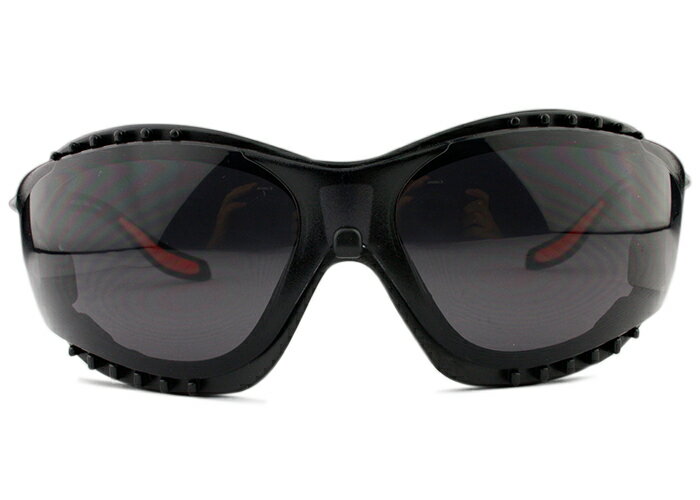 フレーム情報 ■フレームカラー：ブラック ■レンズカラー：ブラック ■フレーム材質：プラスチック ■レンズ材質：プラスチック ■紫外線カット率：99％以上 ■可視光線透過率：15〜19% ■付属品：メーカー専用ケース、ゴムバンド（付け替え可...