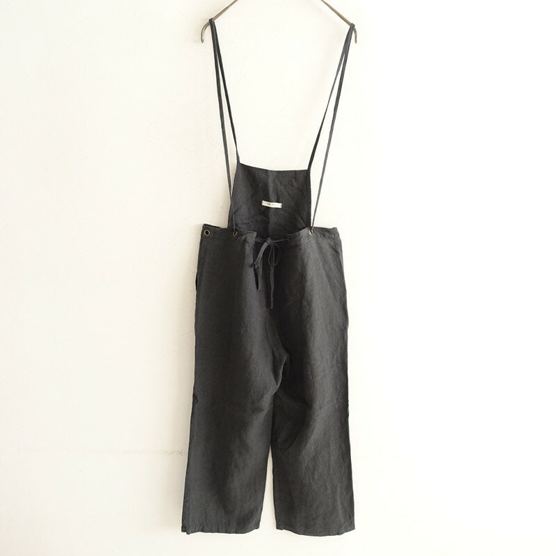 表記サイズ：- 実寸サイズ：着丈(肩から)129cm, ウエスト幅45cm, ヒップ幅50cm, 股上(トップまで)49cm, 股下49cm, 裾幅60cm, 太もも幅24cm (弊社は、基本的にユーズド品を取り扱っております。裾上げされて...