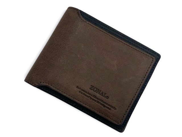 商品名 ほぼ未使用/ZONELe/ゾナール/レザー二つ折財布/ブラウン×ブラック/メンズ/FC3393 管理番号 PDJ9YLC53XMG 詳細 高さ 約10cm 小銭入れ 幅 約12.5cm 札入れ マチ 約2.5cm 開閉タイプ 色 ブ...