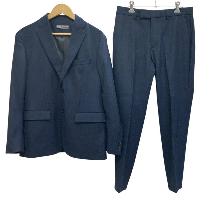商品名 BEAUTY&YOUTH UNITED ARROWS/ビューティー&ユース/カシミヤ混セットアップ/ジャケット/スラックスパンツ/ネイビー/サイズM/メンズ/FB4206 管理番号 PDK8LDCJCKY2 コンディション・サイズな...