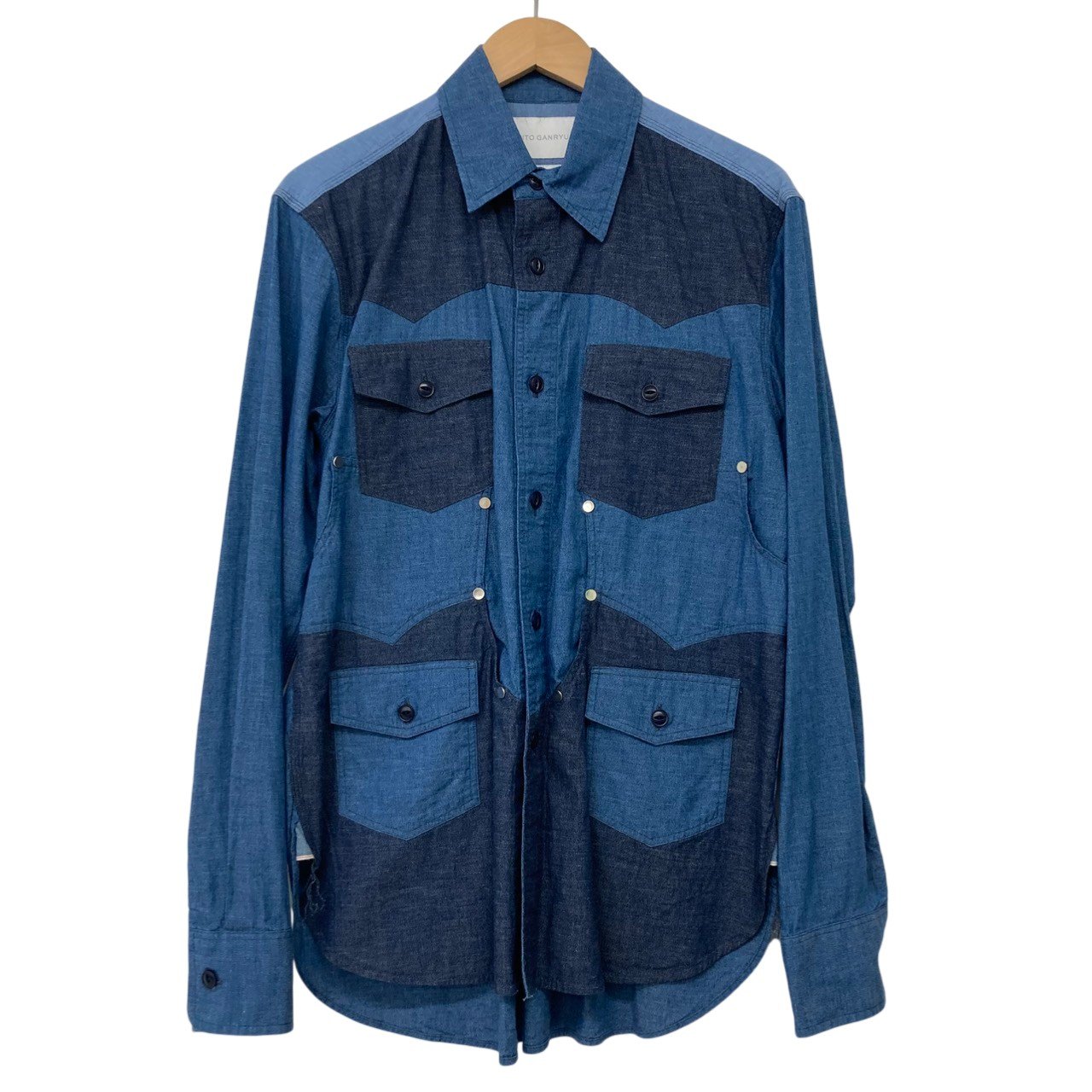 商品名 FUMITO GANRYU/19ss/フミト ガンリュウ/デニムシャツ/メンズ/RS0468 管理番号 PDB5M5RLZ4FW コンディション・サイズなど この商品の参考ランクは　中古AB N 使用されていない未使用・新古品になり...