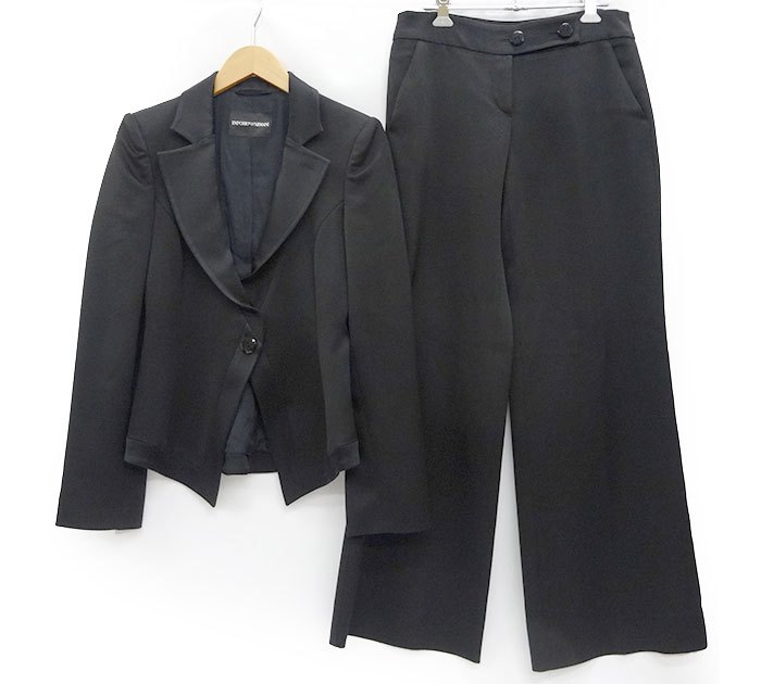 商品名 EMPORIO ARMANI エンポリオ アルマーニ/フォーマルスーツセットアップ/38/ジャケット パンツ/ブラック/イタリア製/レディース/FF3013 管理番号 PDJ68FTU6AOG コンディション・サイズなど この商品の...