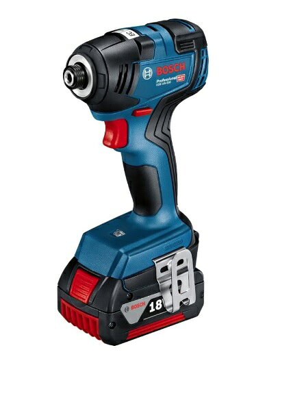 ボッシュ　GDR18V-200　セット（バッテリ2個・充電器・ケース付）　コードレスインパクトドライバー　18V　BOSCH 特長 ・パワフルな高効率ECモーター(ブラシレス)で、最大トルク200N・m！ ・ヘッド部分126mmのコンパクト...