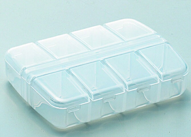 リングスター PT-98-C クリア マイプチット コマ数:8 色:クリア 質量(g):20 外寸(mm)間口×奥行×高さ:90×67×23 有効内寸(mm)間口×奥行×高さ:74×56×16