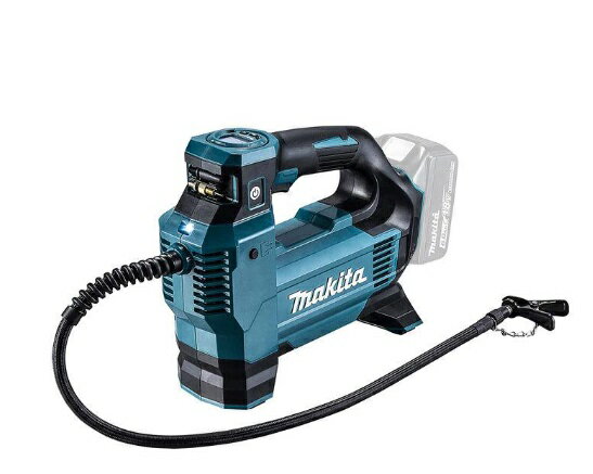 マキタ　MP181DZ　本体のみ(バッテリ・充電器別売)　充電式空気入れ　18V ・電源： 直流18V ・質量： 2.7kg ・最高圧力： 1,110 kPa 　　　　　　　　11.1 bar ・可能対象物：　乗用車 　　　　　　　　オート...