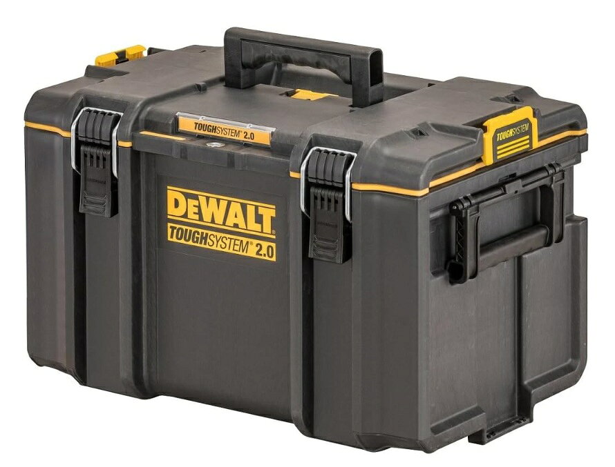 デウォルト DWST83342-1 タフシステム2.0 DS400 DEWALT ●材質：ポリプロピレン ●サイズ(mm)：W553×D375×H413 ●質量(kg)：5.6 ●最大積載(kg)：50 ●ハンドル耐荷重(kg)：50 ●I...