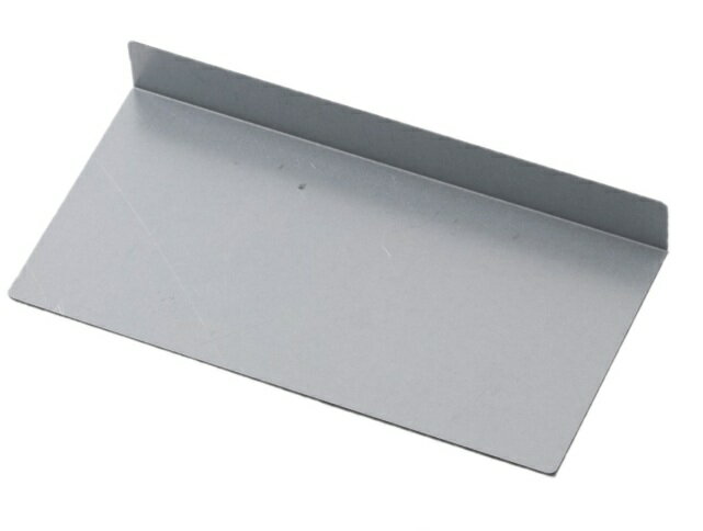 NSP 当板 (0.6t・200mm) (10入) 8215332 外構スリット固定金具 外構鉄ベース枠 型枠 駐車場 土間 スリット重ね接続部の段差調整プレート。 材質：亜鉛鋼板