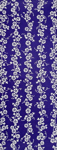 商品情報 商品の説明 日本の夏の代表的な花の一つである朝顔は、奈良時代に中国から 伝えられたと云われています。夏の風物詩として有名な東京入谷 の朝顔市は7月6日から8日鬼子母神境内で毎年行われています。 綿100% 約37cm×約98cm ...