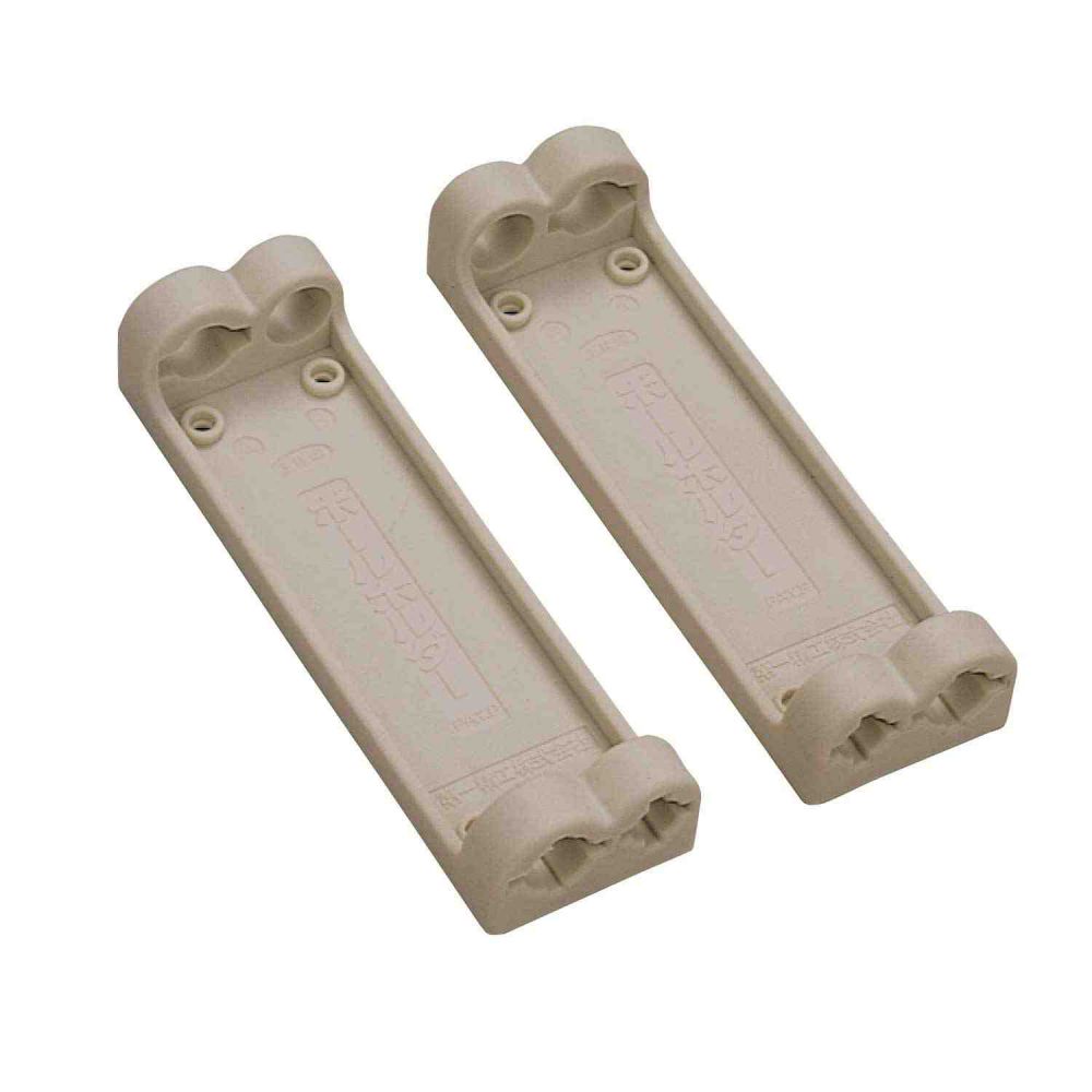 コメント●サイズ：180x54mm　高さ（両面テープ厚み含む）32mm　穴径φ18mm●重量（1個　ビス4本含む）：80g●入数：2個●付属品：ポールホルダー取付用超強力両面テープ、タッピングビス（φ3.5x12mm）8本日本製 メーカー：...