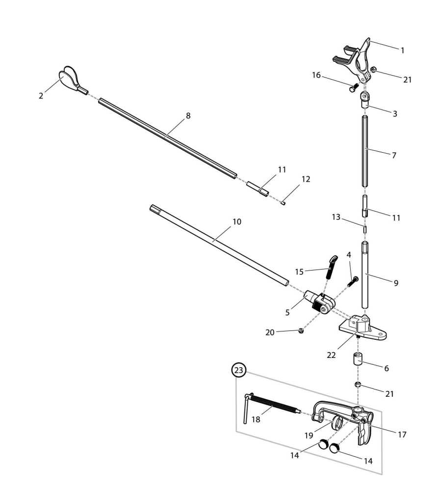 コメント メーカー：第一精工株式会社品名：クランプ ( センター竿受2号 )：パーツNo.17