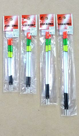 コメント既存サイズ(中)に追加アイテム登場 適合オモリ ガン玉 4B サイズ:φ4.9×210mm 材質:本体/メタマーブル