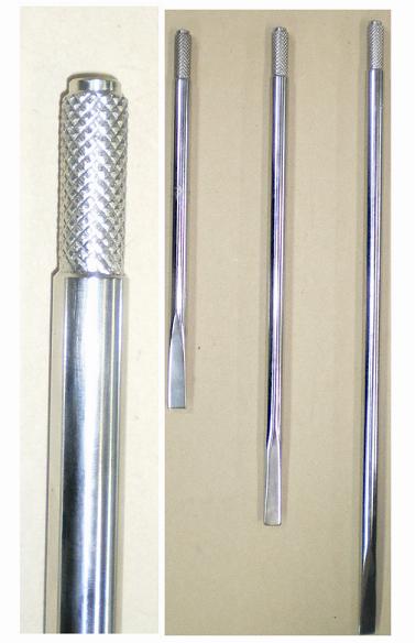 コメントステンレス製 無垢材 シャフト φ16mmで耐久性アップ 竿掛け部 (ローレット部) φ14mm 汎用型 底物用竿受けを装着できます サイズ:φ16mm×30cm 豊富なラインナップを実現