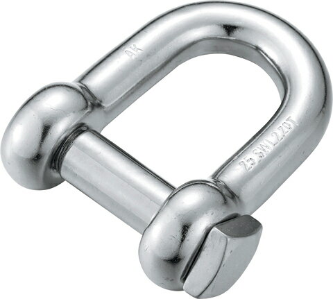 コメント 角頭シャックル（鍛造）です。メーカー：浅野金属工業品名：角頭シャックル（鍛造）サイズ(mm):25d(mm):25L(mm):145L1(mm):95.5B(mm):100B1(mm):50D(mm):50ねじ径(mm):M24重...