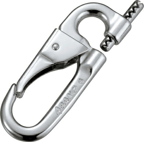 コメント LKチェーンフックD型 PAT.です。メーカー：浅野金属工業品名：LKチェーンフックD型 PAT.スプリングピンを組み付けると外れません。盗難防止に効果的なチェーンフックです。※材質：SCS14（SUS316相当）　バネ・ピン＝S...