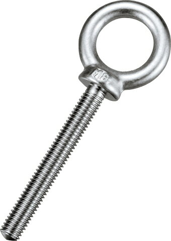 コメント ロングアイボルト（鍛造：インチねじ）です。メーカー：浅野金属工業品名：ロングアイボルト（鍛造：インチねじ）※材質：SUS304サイズ:2018/01/04d(mm):5L1(mm):29L2(mm):50D(mm):16ねじ:W1...