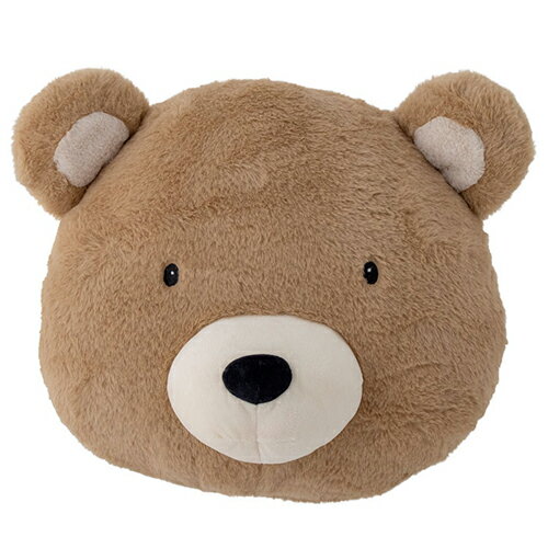 かわいい表情をしたクマのクッション。 ぴったりとした耳がついた、思わず抱きしめたくなるアイテムです。 ギフトにもおすすめです。 サイズ W20×D40.5×H33cm 素材 ポリエステル100％（中材）ポリエステル100％ 重さ 0.3kg...