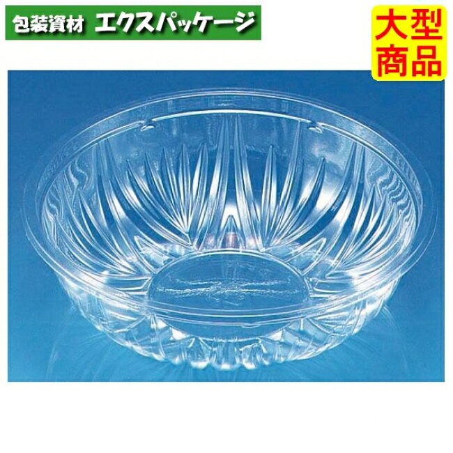サイズ:150パイ×45mm容量:530cc材質:バイオPET入数:900枚(50枚×18袋)　商品説明素材:A-PET耐熱性:60℃耐寒性:△耐油性:〇保温性:×特徴:透明備考:日配・サラダ・フルーツ・冷し麺・冷総菜・お寿司・お刺身※取り...