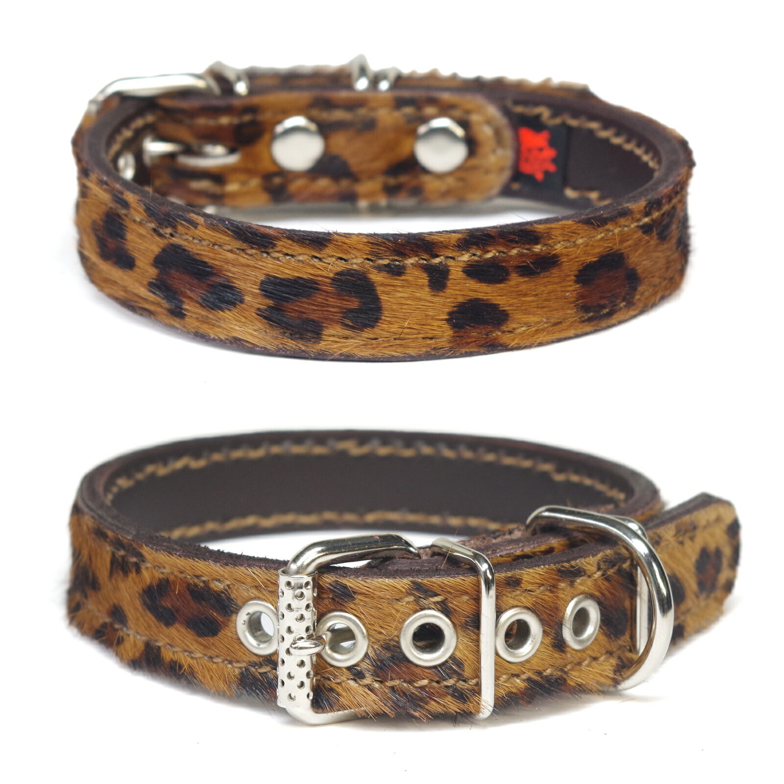 2m幅の革首輪です。首回り30cmくらいの子用です ハラコ革です ●サイズ :　 革幅2cm 厚み約4mm 首周り30cm **必ず首輪周り計ってから注文してください（指1本入るくらいの余裕を持ったサイズ） ● 30 ● ● ● 　(1.2...