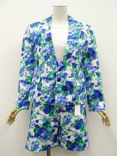 ブランド名 BLONDY ReLISH表記サイズ≪ジャケット≫F≪キュロット≫M実寸（cm）≪ジャケット≫ 着丈：40〜59 身幅：40×2 肩幅：37 袖丈：56 ≪キュロット≫ ウエスト：35×2 ヒップ：44×2 股上：27 股下：2...