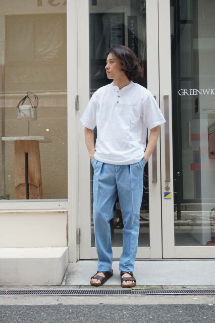 ■商品の基本的な情報について ━━━━━━━━━━━━━━━━ 素材 ■100％　COTTON　 モデル着用サイズはMサイズです、（身長181cm、体重64kg） サイズ M 着丈68cm 身幅51cm 袖丈23cm肩幅45cm L 着丈7...