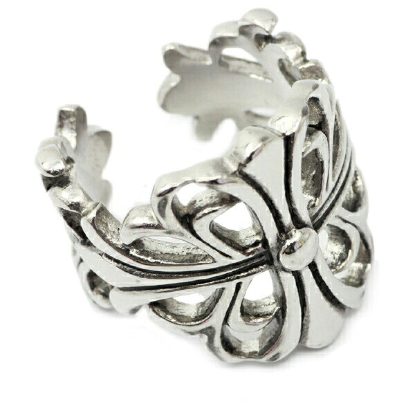 ユリの紋章（フレア）を存在感抜群のBIGサイズ！スワロフスキーを挟んだペンダントトップです 中央のサン(太陽)マークとフレア風に仕上られた全体的なデザインが男らしさを主張する!! ワイドリングなのでゴージャス感があり装着感も抜群の指輪です ...