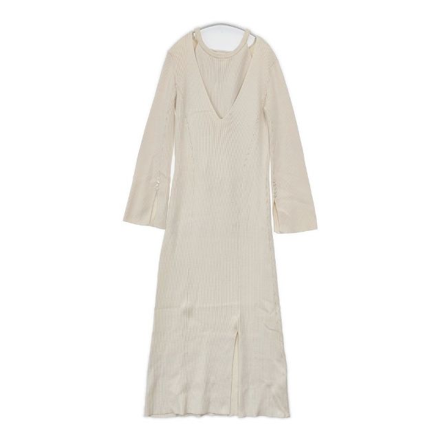 L266285-929908-89 商品説明 ブランド AMERI アイテム ワンピース AMERICAN SLEEVE LAYERED KNIT DRESS リブニットドレス ノースリーブトップス付 カラー ベージュ※色は実物を見て判断し...