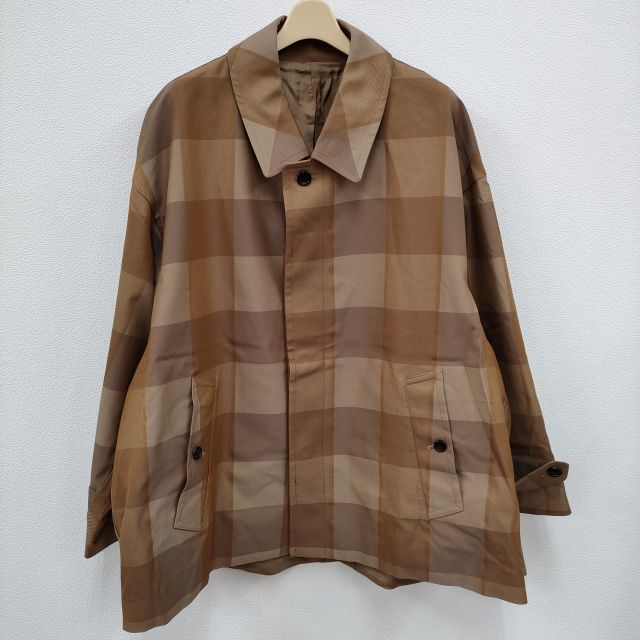 MF95777-990008-229 商品説明 ブランド Graphpaper アイテム ブルゾン 新品未使用品 Check Gabardine Oversized Short Coat GM211-10057 21SS 定価85800円 ...