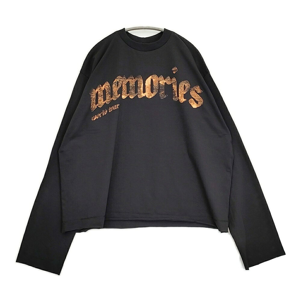 M101556-924008-99 商品説明 ブランド Degremont アイテム 長袖Tシャツ カットソー ロンT ワールドツアー フランス製 オーバーサイズ サイズXL カラー ブラック※色は実物を見て判断したものを記載しております。...