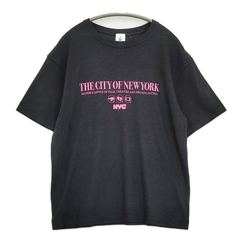 L281173-99108-39 商品説明 ブランド ROKU 6 BEAUTY&YOUTH アイテム 半袖Tシャツ カットソー NYC THE CITY OF NEW YORK サイズM カラー ブラック※色は実物を見て判断したものを記載...