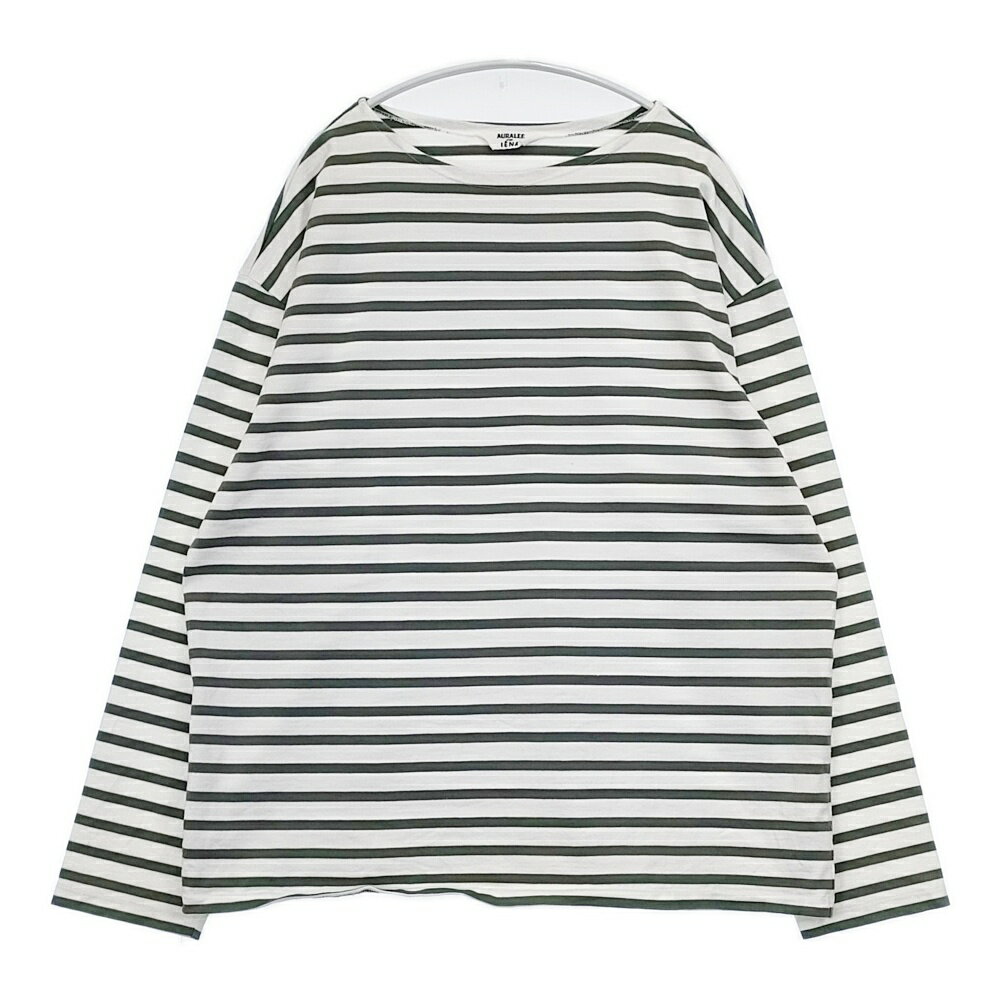 L277640-99108-39 商品説明 ブランド AURALEE & IENA アイテム 長袖Tシャツ カットソー ロンT EXCLUSIVE BASQUE SHIRT WIDE A21AB02IE サイズ4 カラー ホワイト グリーン...