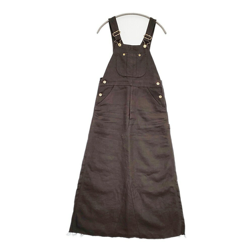 L279517-926008-89 商品説明 ブランド DELIY アイテム サロペット LINEN CANVAS JUMPER DRESS 定価48400円 ジャンパースカート カットオフ リネン カラー ブラウン※色は実物を見て判断した...