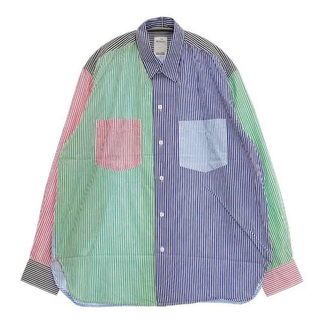 M100389-911708-49 商品説明 ブランド THE NERDYS アイテム 長袖シャツ CRAZY Pattern Shirt 定価19800円 ストライプ カラー マルチカラー※色は実物を見て判断したものを記載しております。発...