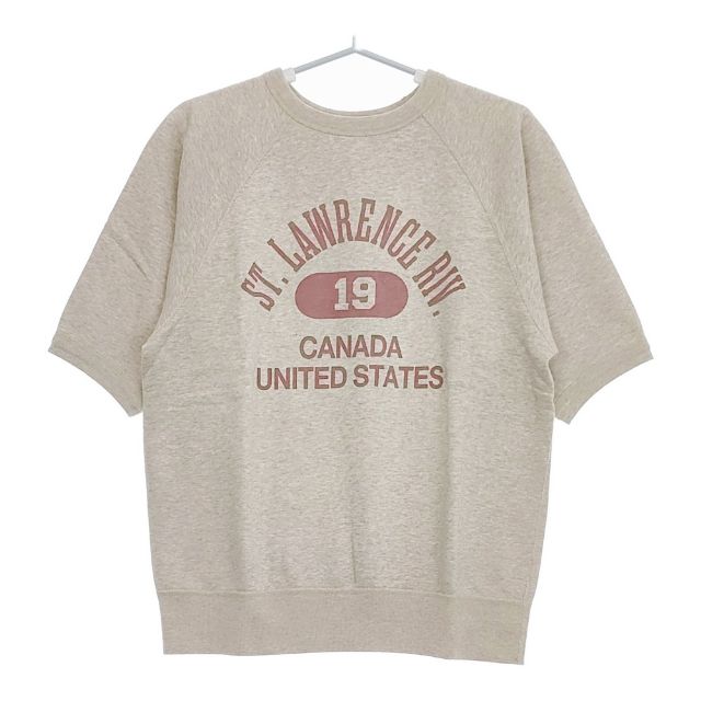 M247561-940808-129 商品説明 ブランド CIOTA アイテム スウェット 新品 Printed Short Sleeve Sweatshirt サイズ4 CSLM-124 定価27500円 半袖 カラー グレー※色は実物を...