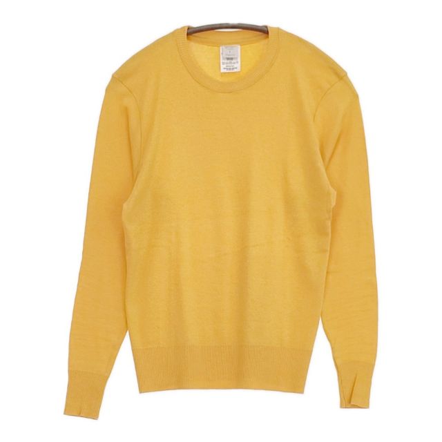 L260499-97808-29 商品説明 ブランド gicipi アイテム セーター ニット イタリア製 コットン クルーネック カラー イエロー※色は実物を見て判断したものを記載しております。発売時のカラー展開は把握しておりませんので、...