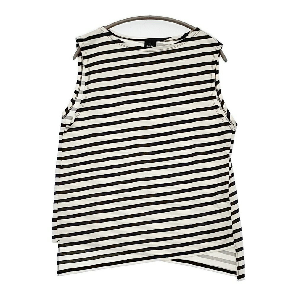 L269682-913008-49 商品説明 ブランド IENA アイテム カットソー sese 新品 ボーダープリントプルオーバー 定価15400円 ノースリーブ カラー ネイビー ホワイト※色は実物を見て判断したものを記載しております。...