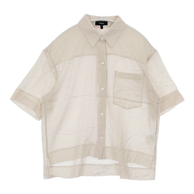 L281211-915608-49 商品説明 ブランド theory アイテム 半袖シャツ SS OVERSIZED SH SUMMER CTN PURE オーバーサイズ シアーシャツ カラー ベージュ※色は実物を見て判断したものを記載して...