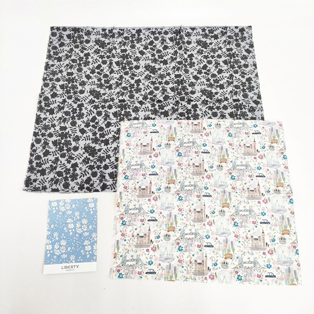 L289518-91308-19 商品説明 ブランド LIBERTY アイテム 生地 プライド＆ブルーム 110cm×35cm エデナム 106cm×45cm ファブリック カラー シロ クロ※色は実物を見て判断したものを記載しております。...