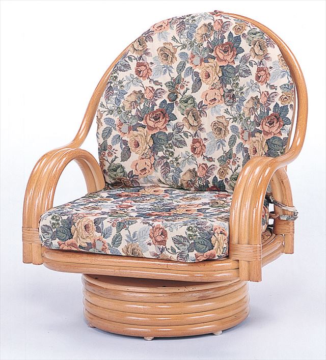 こちらの商品は配送不可地域がございます。下記オレンジ枠の送料、配送説明文を必ずご確認下さい。規格回転座椅子ミドルタイプ S-582　＜品番　im369＞サイズW58cm × D58cm × H68cm (SH26cm)仕様・材質：籐・座面回...