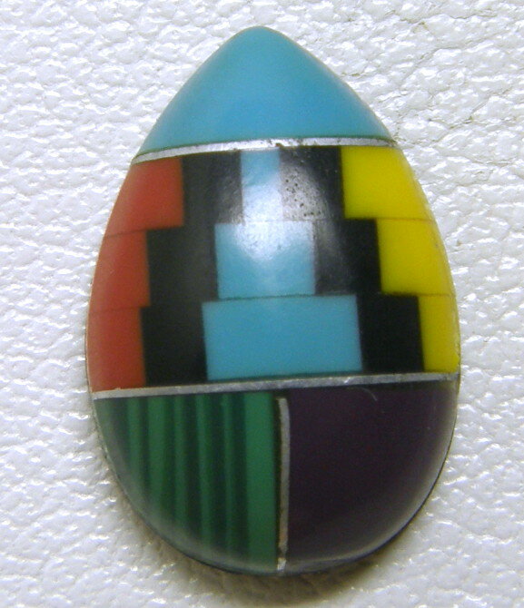 宝石名 天然マルチストーン 産地 ・・・産 重さ 2.76ct サイズ 15.3x10.3x4.9ミリ 色 多色 商品説明 インディアンジュエリーなどに 天然石トルコ マラカイト オニキス おそらくバイオレットサファイア オニキスに張り合わ...