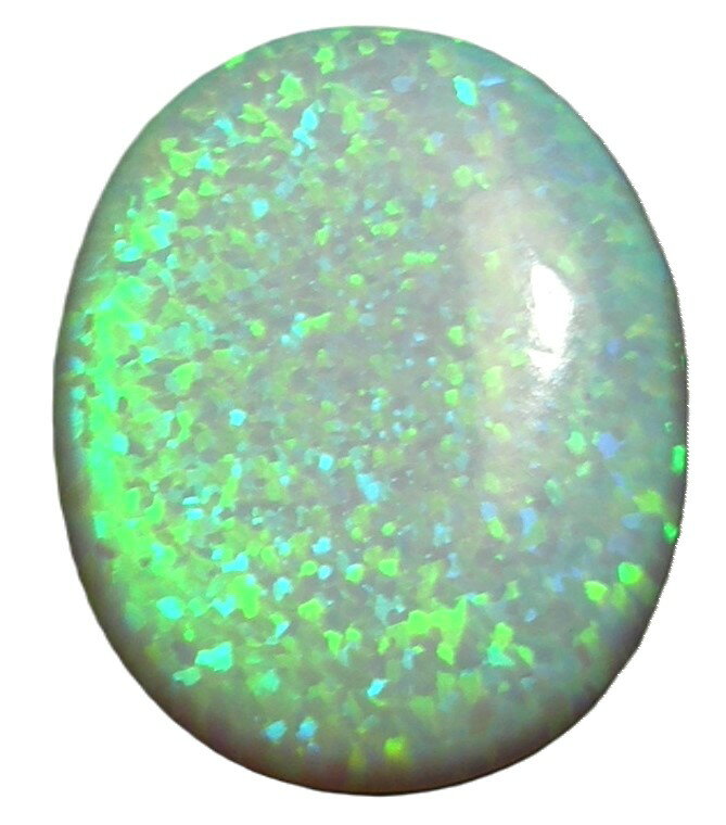 宝石名 　合成　ホワイトオパール 産地 　・・・産 重さ 　5．96ct サイズ 　19．2x15．6x3．7ミリ 色 　ホワイト色 商品説明 　合成石　ホワイトオパール。 発送 簡易書留郵便も対応しています。重さにより価格変わります。