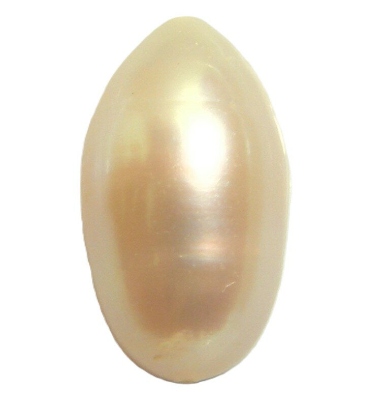 宝石名 天然　淡水パール 産地 　・・・産 重さ 　6．07ct サイズ 石のサイズ約　14．2x7．9ミリ 色 　淡ピンク色 商品説明 　縦14．2ミリ　貫通縦穴あけ済み。 発送 簡易書留郵便も対応しています。重さにより価格変わります。