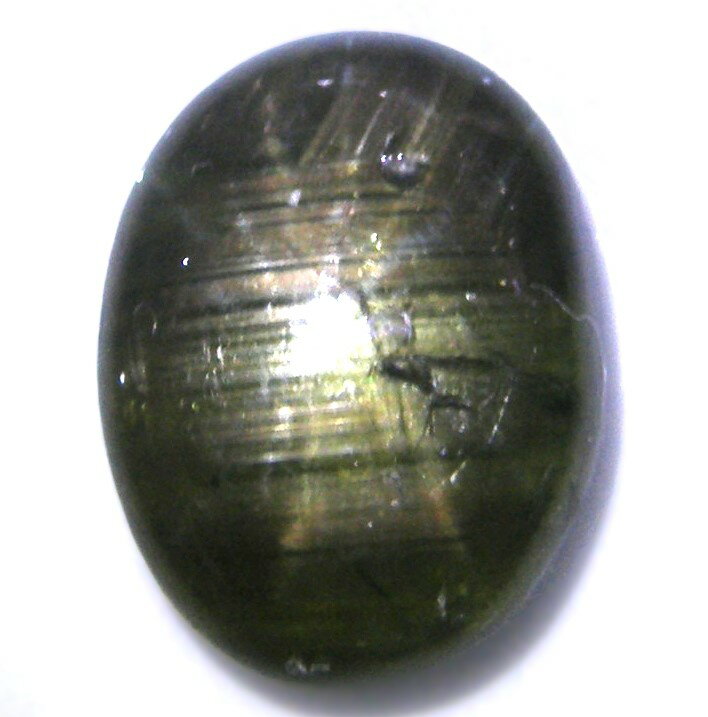 宝石名 天然グリーンスターサファイア 産地 アフリカ産 重さ 3.99ct サイズ 12x9.2x3.6ミリ 色 ダークグリーン色 商品説明 12条スター効果 グリーンスターサファイア。 発送 簡易書留郵便も対応しています。重さにより価格変...