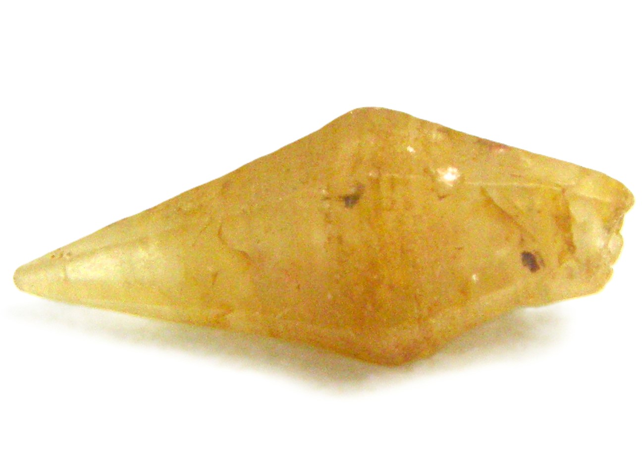 宝石名 天然　オレンジサファイア 産地 　スリランカ産 重さ 　10．56ct サイズ 　約　22x9．8x7．8ミリ 色 　オレンジ色 商品説明 　非加熱オレンジサファイア結晶原石　半透明。 発送 簡易書留郵便も対応しています。重さにより...