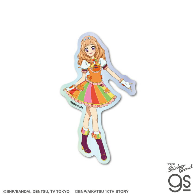 「アイカツ！シリーズ」のアイドルたちがステッカーになりました！ ホログラムステッカーは、角度によって虹色に反射！ アイドルの衣装を身にまとったキャラクターたちにぴったりの 可愛くてゴージャスなデザインです♪ プレゼントやコレクションはもちろ...