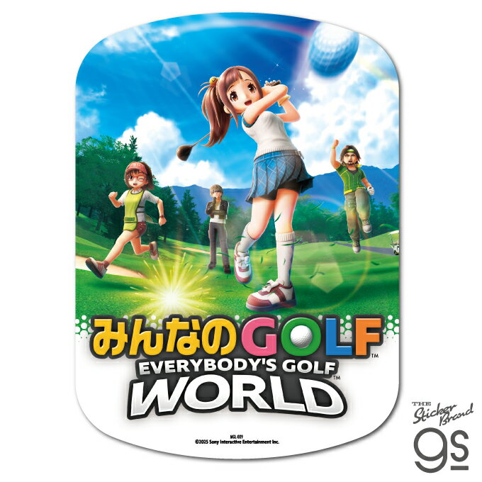 みんなでワイワイ楽しめる人気ゴルフゲーム「みんGOL」 シリーズ最新作『みんなのGOLF WORLD』 ゲームの世界観そのままに、実用性も兼ねたお洒落なステッカーが新登場！ ビッグサイズステッカーは、存在感のある大きめデザイン！ みんGOL...