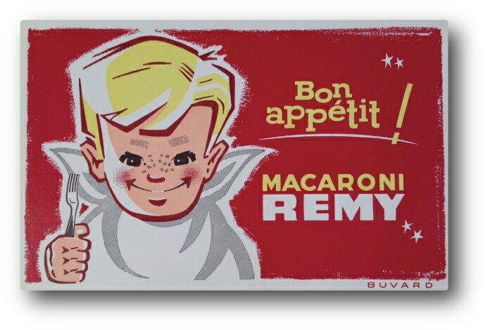 シートサイズ：A4 ステッカーサイズ：W287X184mm ありそうで無かったポスター感覚のウォールステッカーです！ Buvard/ビュバーというフランスの昔の広告シリーズが登場！ 糊残りしにくい新素材なので、クロス素材の壁紙に貼っても安心...