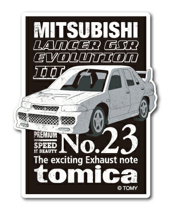 トミカで人気の車やロゴがステッカーに！ こちらの商品は耐水、耐光性のあるステッカーです。 屋外はもちろん、スマホ、PC、スーツケースなど様々なところに貼ってお楽しみ下さい。 ●サイズ 　幅60mm×高さ105mm以内（本体サイズ） ●製造国...